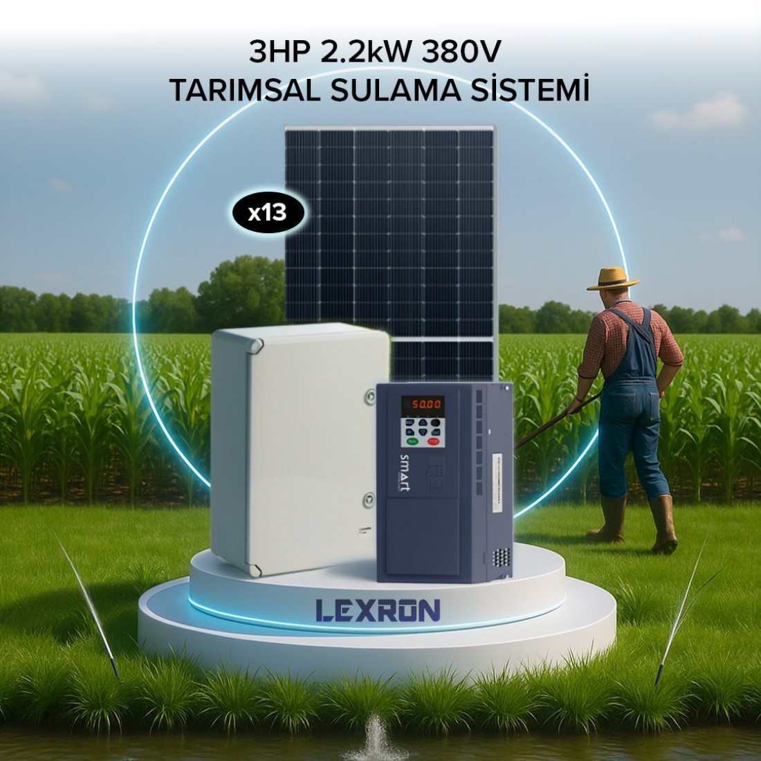 3HP 2.2kW (380V) TARIMSAL SULAMA SİSTEMİ - HP3
