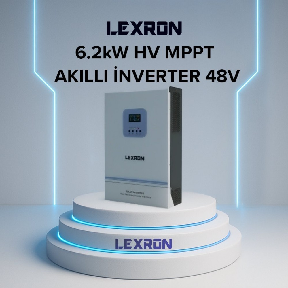 6.2KW HV MPPT AKILLI İNVERTER 48V - HMS-6.2K-MPPT